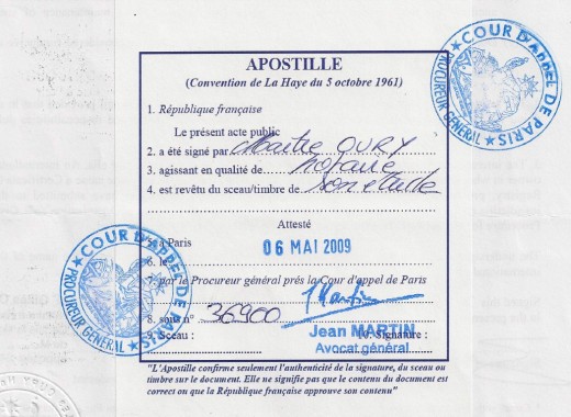 L’apostille - Au Panama